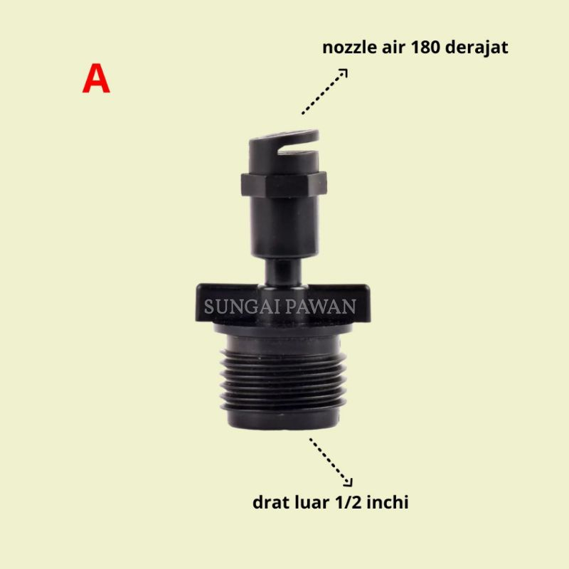 Jual Nozzle nosel semprotan penyemprot sprayer semprot spray irigasi ...