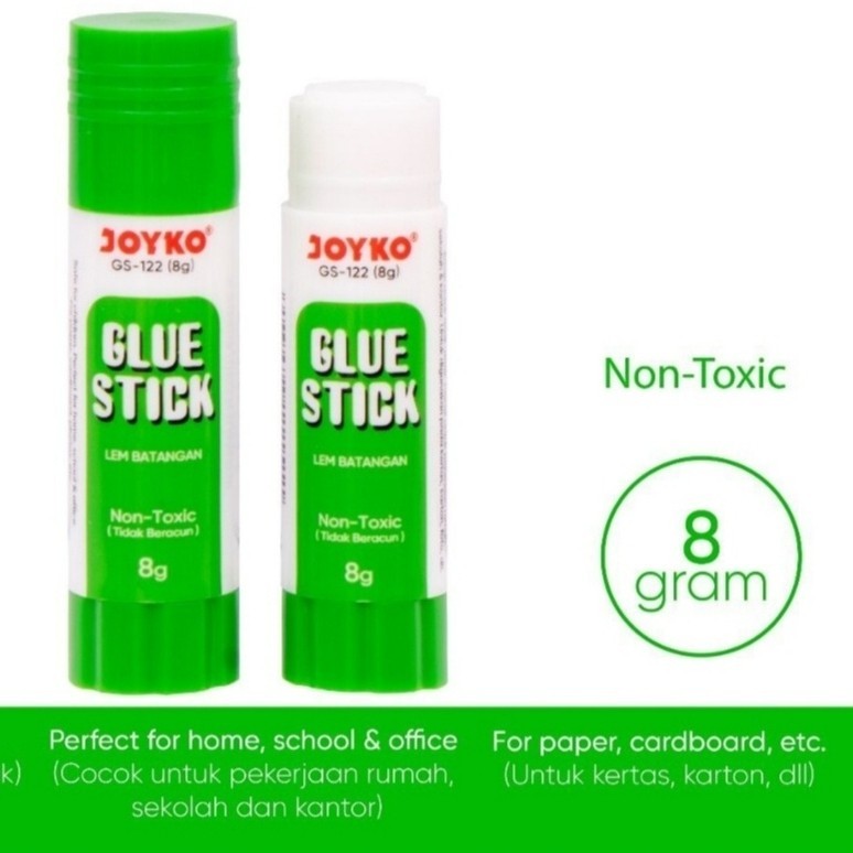 Jual Glue Stick / Lem Kertas Stik Joyko 8 gr " | Shopee Indonesia