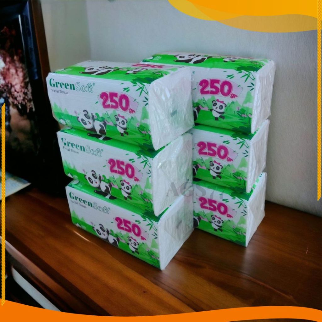 Jual TISU FACIAL GREENSOFT 2 PLY 250 SHEET (250GRAM) | Shopee Indonesia