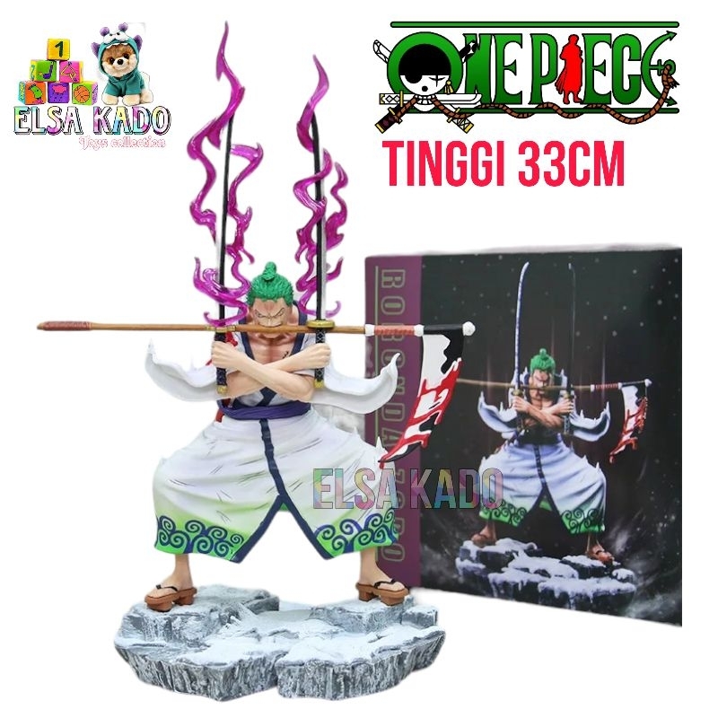 Jual Action Figure One Piece Roronoa Zoro PJMQ Studio Design Recast ...