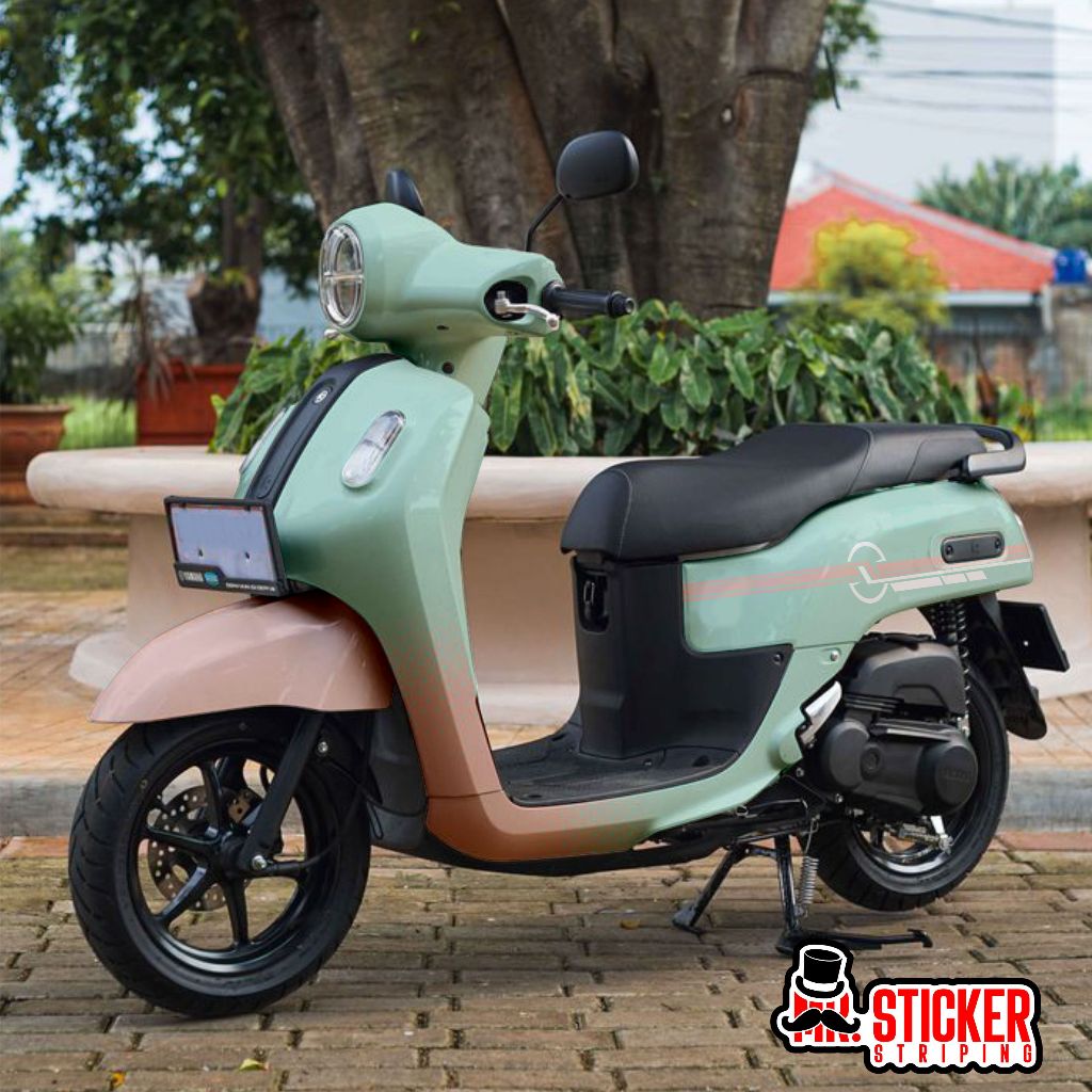 Jual Decal Yamaha Fazzio full body custom sticker free design motif ...