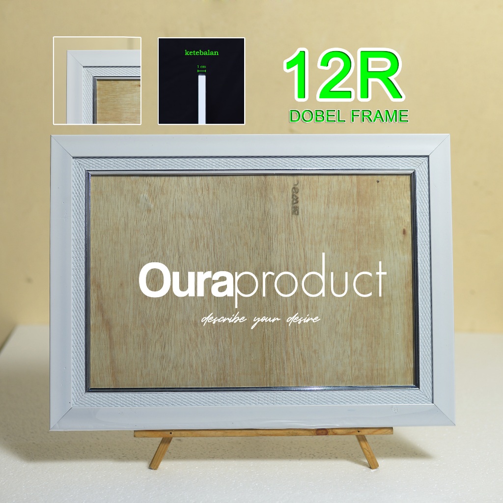 Jual Pigora Bingkai 12R Dobel Frame Fiber ukuran 30 x 40 cm | Shopee Indonesia