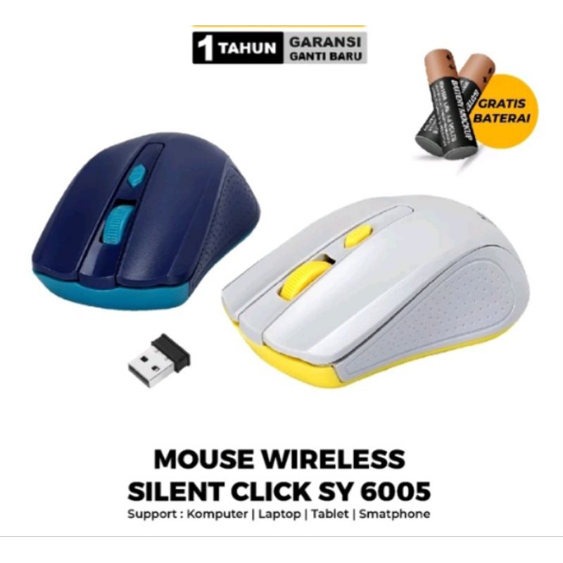 Jual M-Tech Mouse Wireless SY-6005 Color | Shopee Indonesia