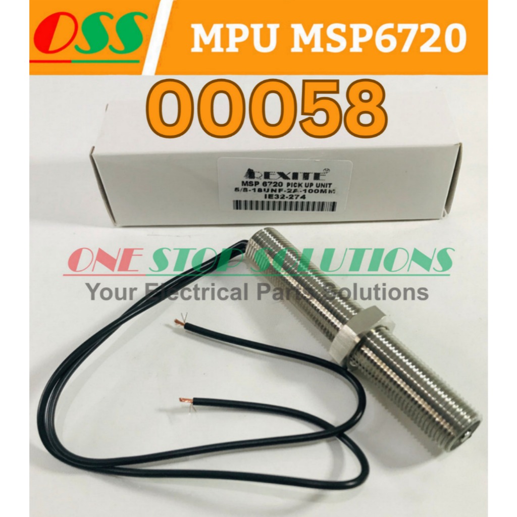 Jual MPU MSP 6720 MSP6720 MAGNETIC PICK UP UNIT SPEED SENSOR SWITCH RPM ...