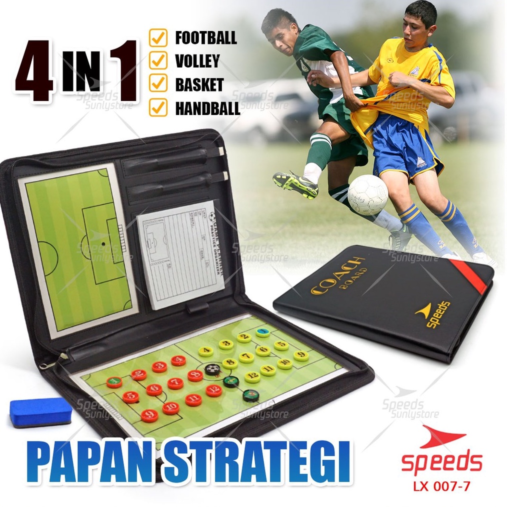 Jual SPEEDS Papan Strategi Taktik Pelatih Basket BasketBall Coach Board ...