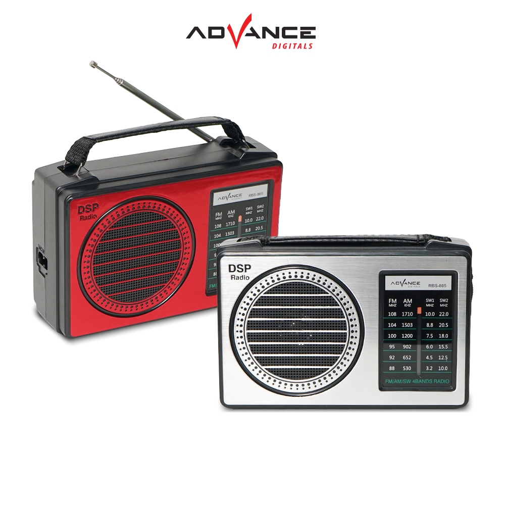 Jual Advance Radio FM / AM / SW1 / SW2 4 Band Radio RBS-805 - Baterai ...