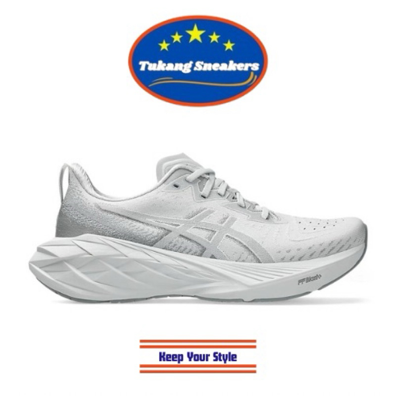 Jual Sepatu Lari Pria Asics Novablast 4 Concrete Grey Steel Grey ...