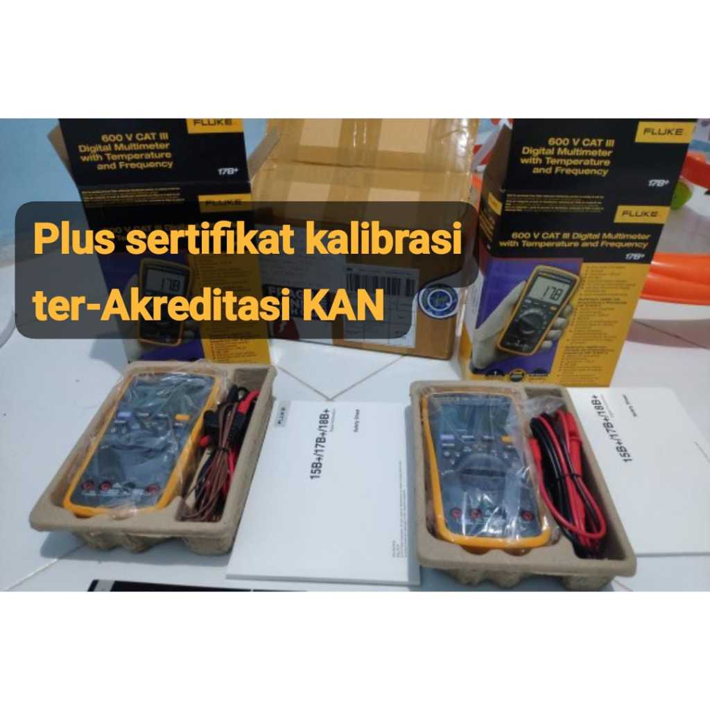 Jual Fluke 17B+ Digital Multimeter Multitester Avometer Original Murah ...
