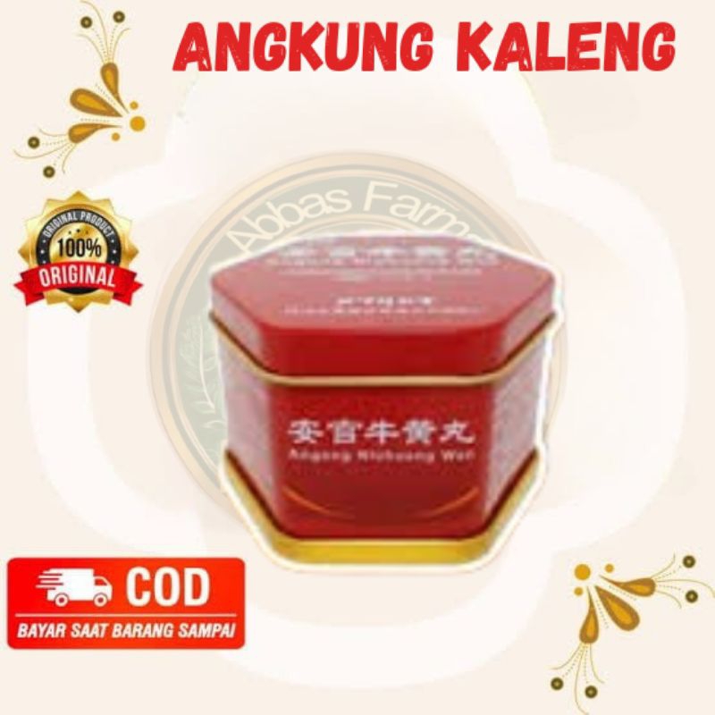 Jual Angong Niuhuang Wan ANGKUNG KALENG Asli Obat Cina Mengatasi Stroke ...