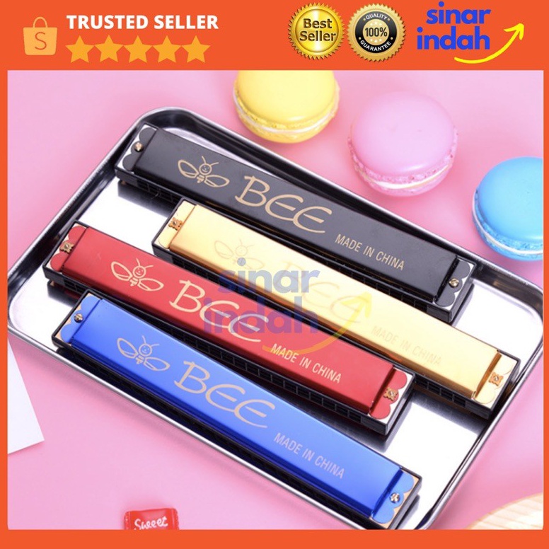 Jual KODE P34K HARMONIKA BESAR BEE 24 HOLE Key C Murah Yamaha Alat ...