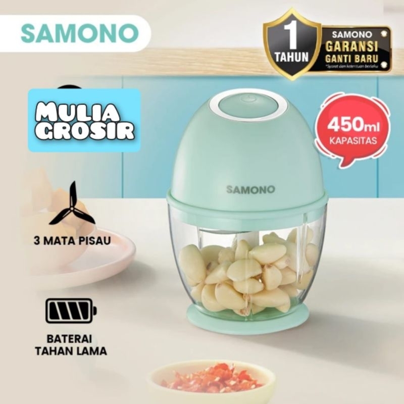 Jual Chopper Samono SW L6 Mini Food Processor 450ml | Shopee Indonesia