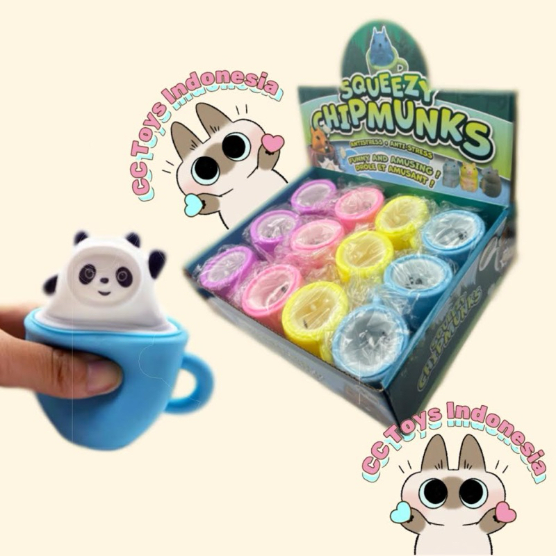 Jual Squishy Pop Up / Pop Up Panda, Tupai, Hello Kitty dan Kodok ...