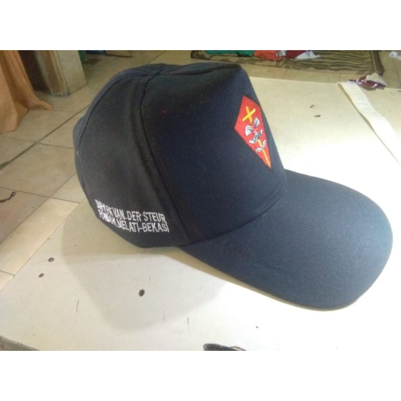 Jual Topi Costum Logo sekolah Sd Smp Sma bahan Drill | Shopee Indonesia