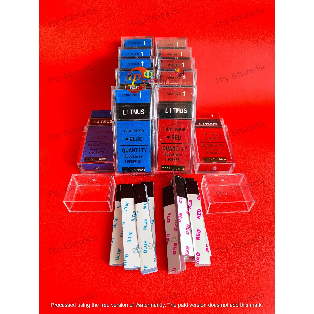 Jual Kertas Lakmus Merah / Lakmus Biru / Litmus Paper Per Pack isi 100 ...