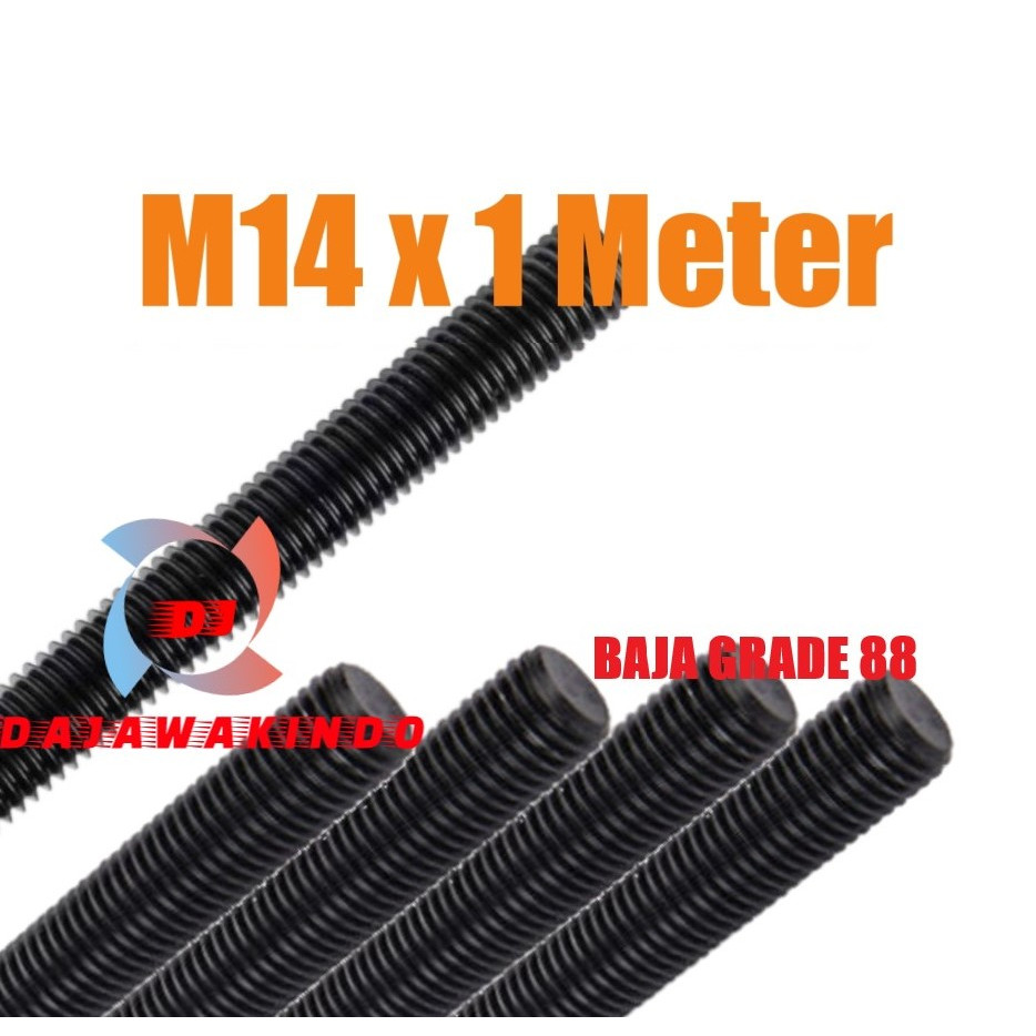 Jual Asdrat Baja / Longdrat Baja M14 x 1 Meter / Baja Grade 8.8 ...