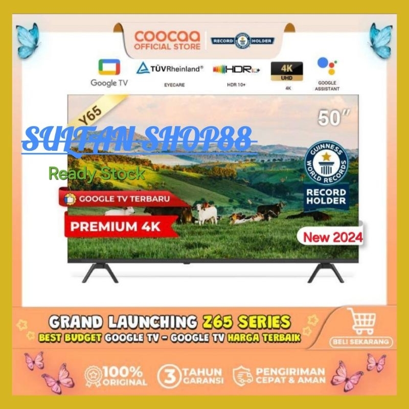 Jual COOCAA GOOGLE TV 50Y65 50 INCH 4K UHD HDR10+ DOLBY AUDIO I COOCAA ...