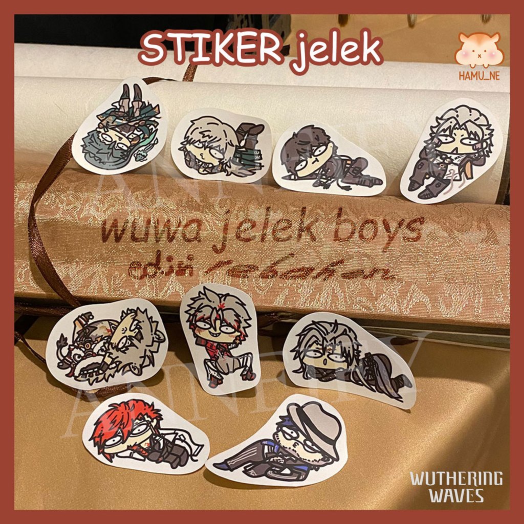 Jual Wuthering Waves Wuwa Stiker Jelek Anime Rover Calcharo Jiyan ...