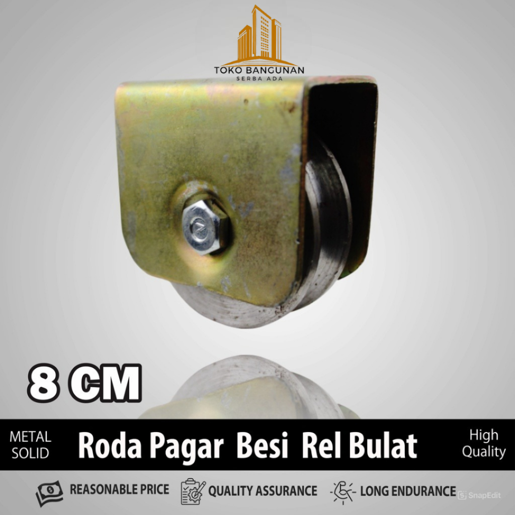 Jual RODA PAGAR BESI REL BULAT | Shopee Indonesia