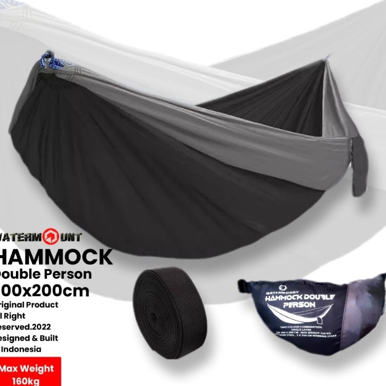 Jual Serba Serbu Hammock 2 orang Watermount jumbo 3x2cm max beban 2kg ...
