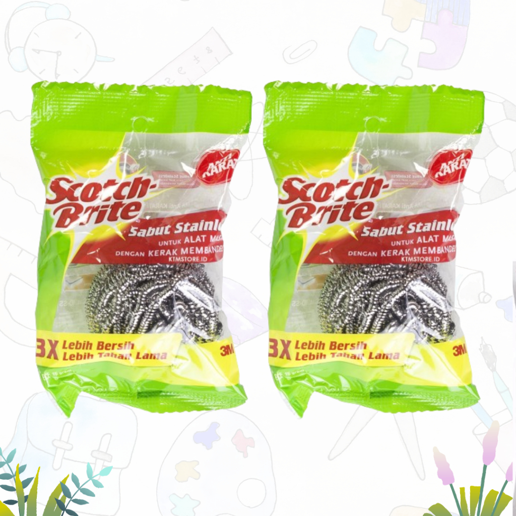 Jual Scotch Brite Sabut Stainless/Grenjeng (pcs) | Shopee Indonesia