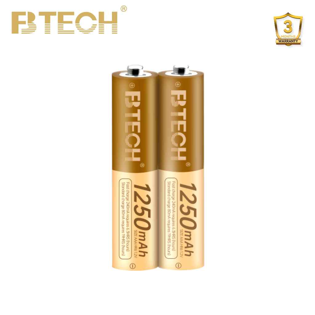 Jual FB Baterai AAA Rechargeable Charger 1250mAh NiMH Battery Recharge ...