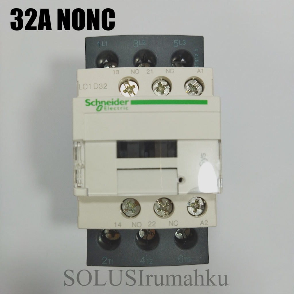 Jual CONTACTOR SCHNEIDER LC1 D32 ( 32A NO NC ) TESYS | Shopee Indonesia
