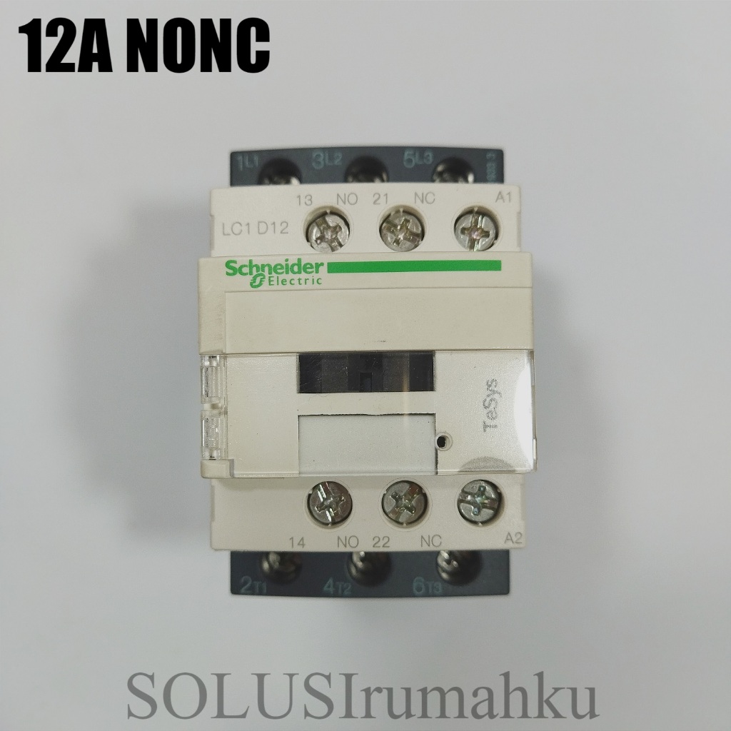 Jual CONTACTOR SCHNEIDER LC1 D12 ( 12A NO NC ) TESYS | Shopee Indonesia