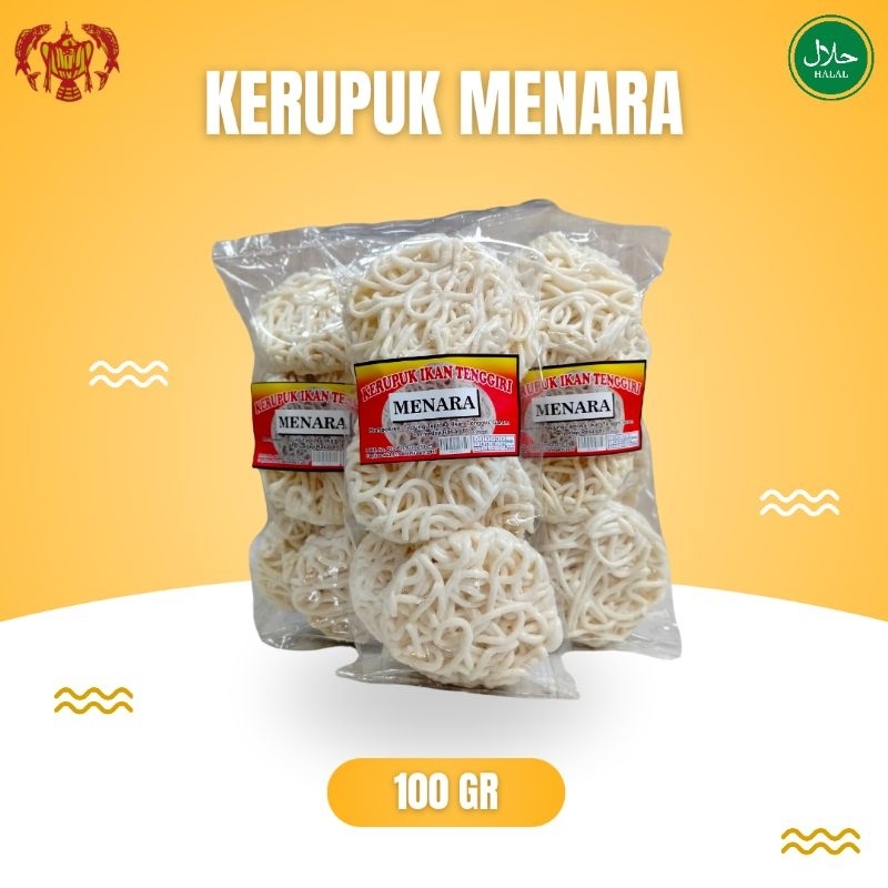 Jual Kerupuk khas Bangka cap Menara, 100gr | Shopee Indonesia