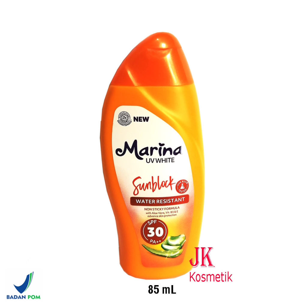 Jual Marina Sunblock Spf 30 - Tahan Air Water Resistant - SunBlok ...