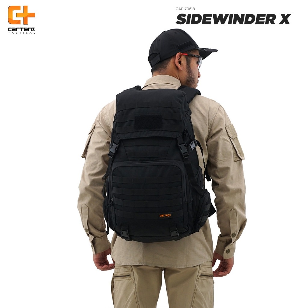 Jual Tas Ransel Pria Cartenz Tactical Sidewinder X | Shopee Indonesia