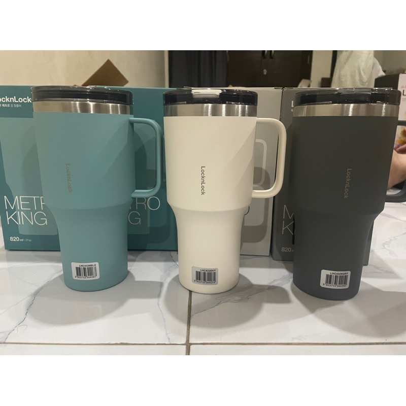 Jual king metro locknlock 820 ml. (blue, white, black) | Shopee Indonesia