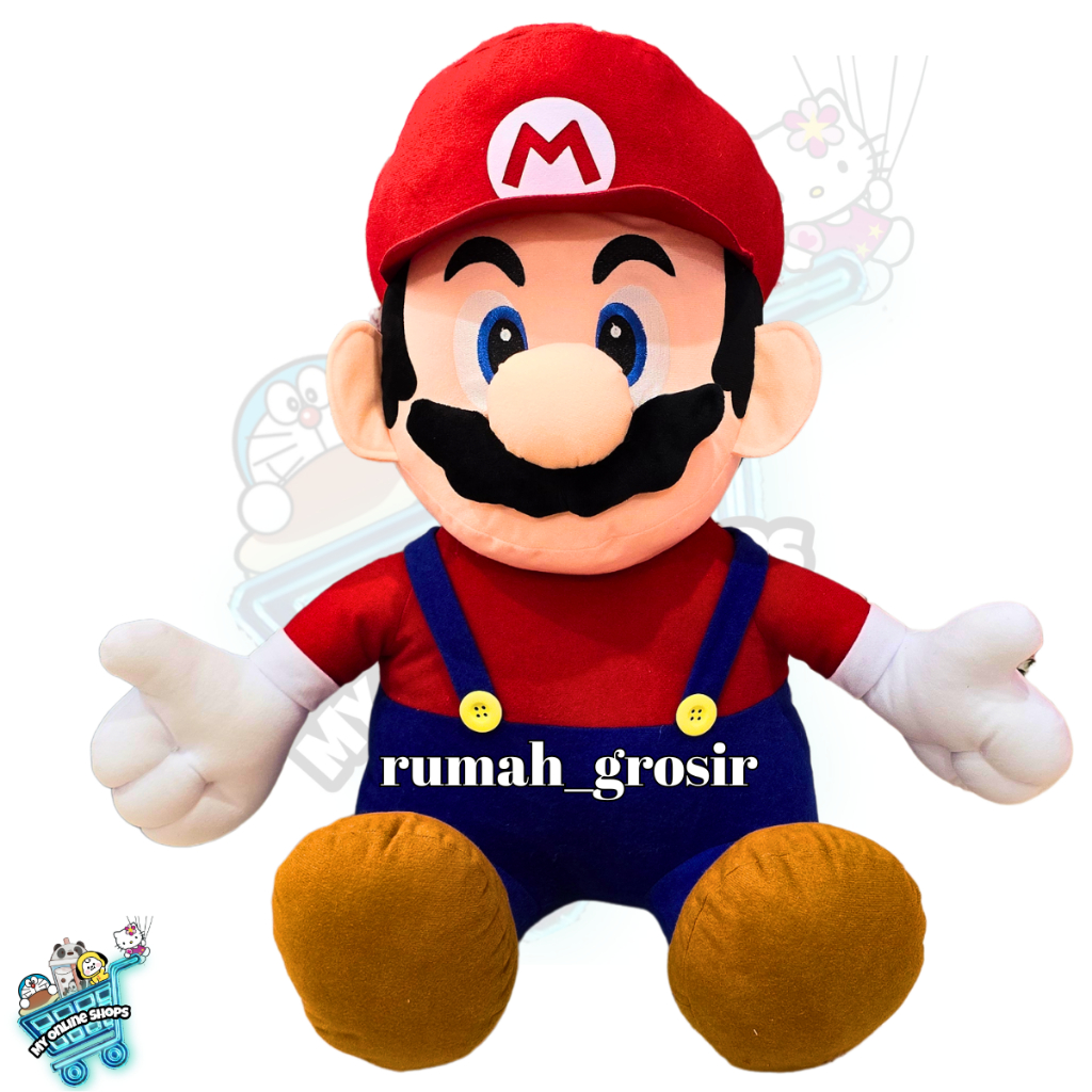 Jual Boneka Mario Bros Jumbo / Boneka Super Mario Jumbo | Shopee Indonesia