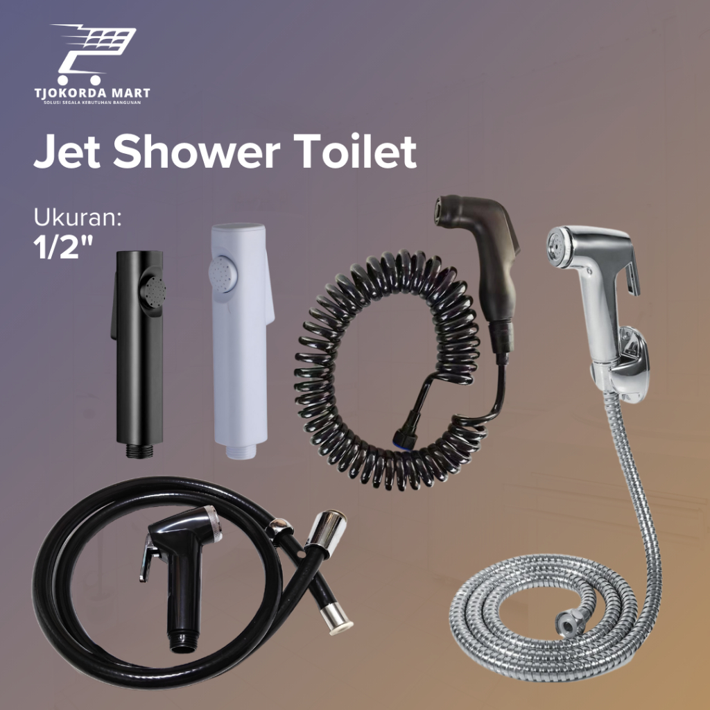 Jual Jet shower/ jet shower Closet spiral/ keran shower cebok | Shopee ...