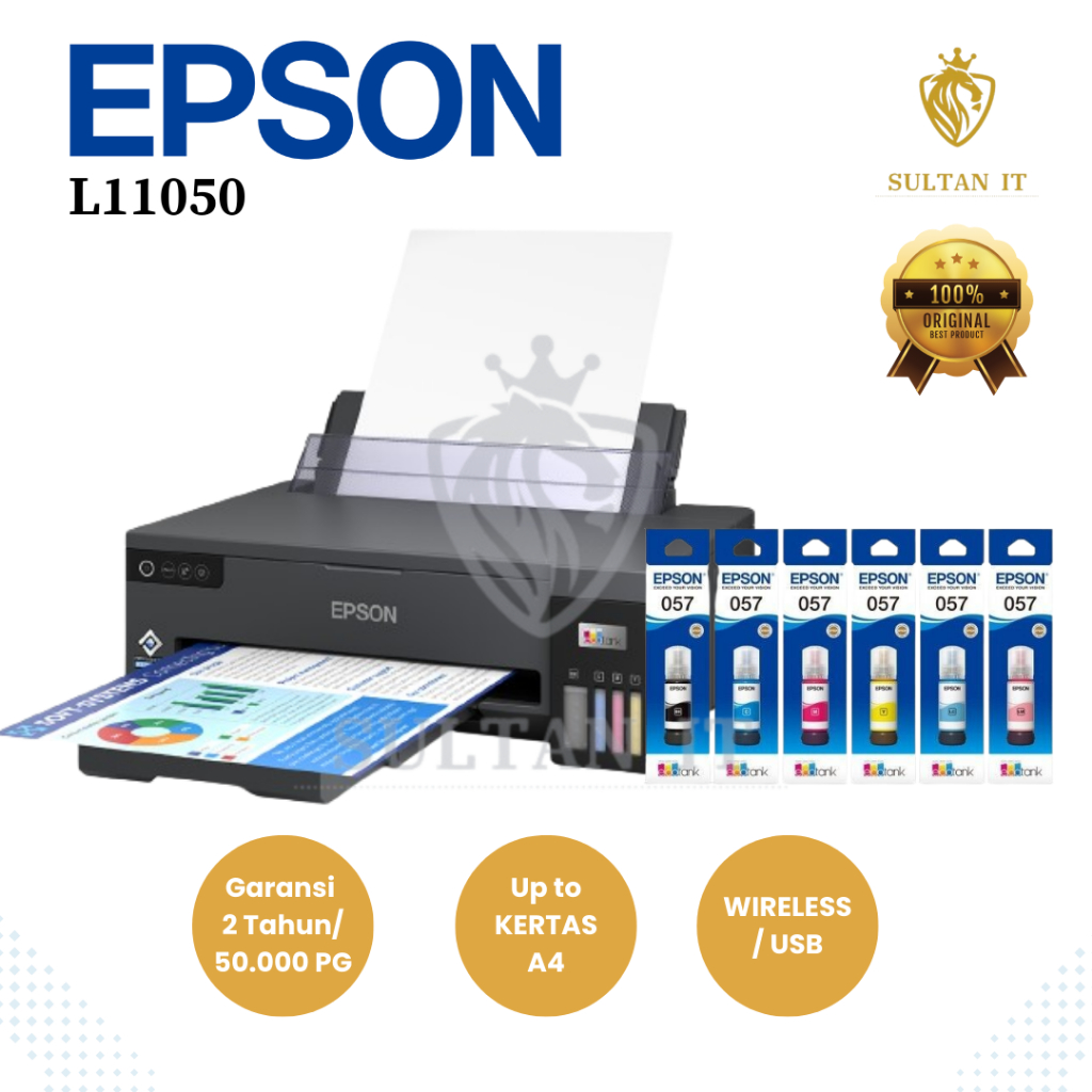 Jual Printer Epson L11050 Pengganti L1300 / Epson EcoTank L11050 Ink ...
