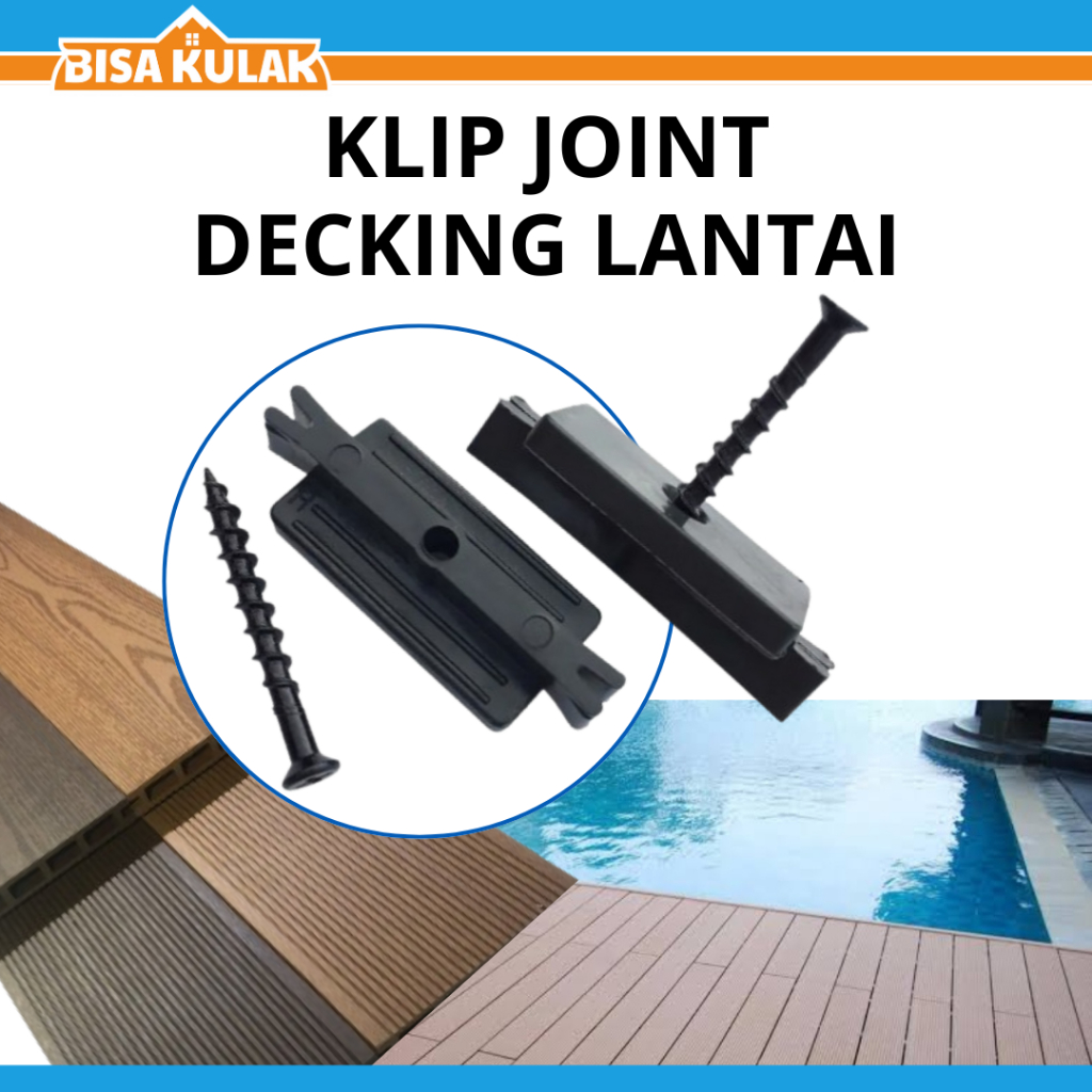 Jual Klip Decking Lantai Murah / Decking Clip | Shopee Indonesia