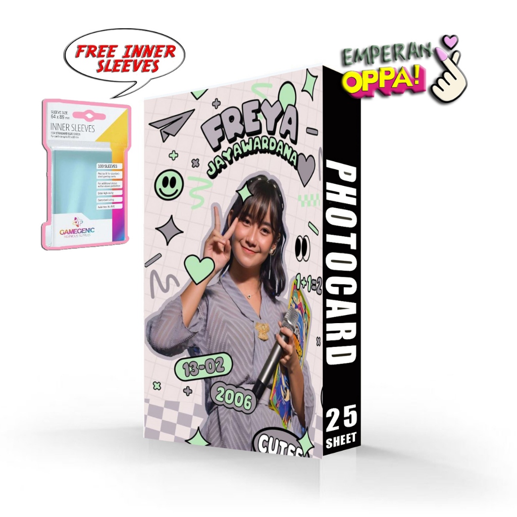 Jual [2 Sisi] Photocard JKT 48 Freya Selca Isi 25 Pcs | Shopee Indonesia