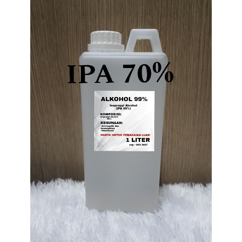 Jual Isopropyl 70% / Ipa 70% - 1 liter | Shopee Indonesia