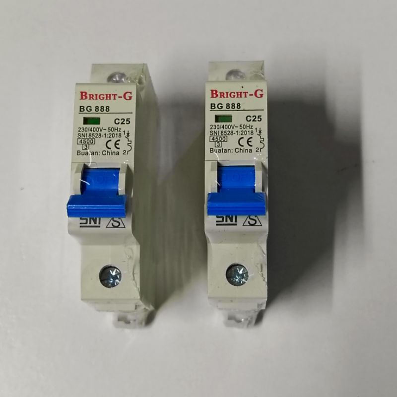 Jual MCB Bright G 25A / MCB listrik 25 Amper 1pcs | Shopee Indonesia