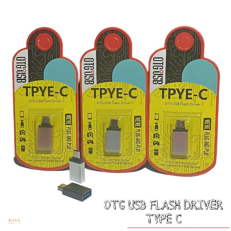 Jual OTG USB FLASH DRIVER TYPE C / USB TYPE-C MALE TO USB FEMALE / OTG ...