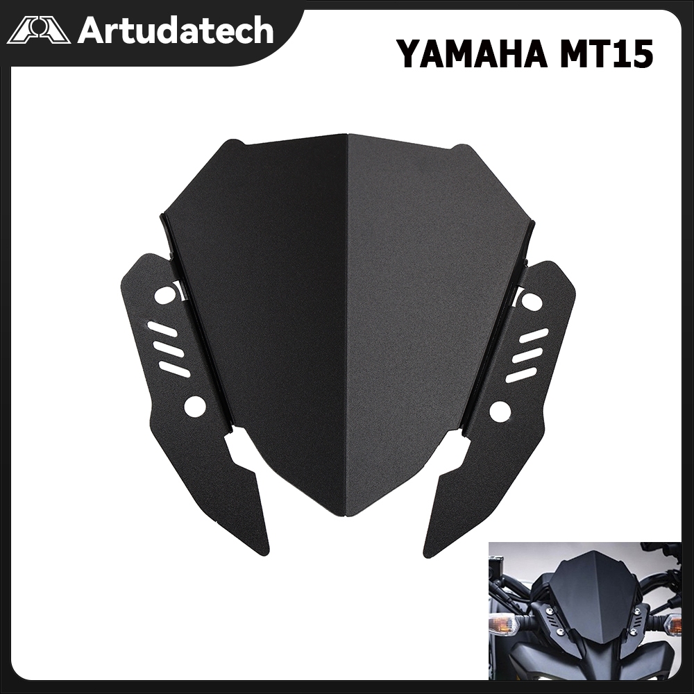 Jual Aluminium Windshield Yamaha MT15 MT125 2018-2023 kaca depan ...