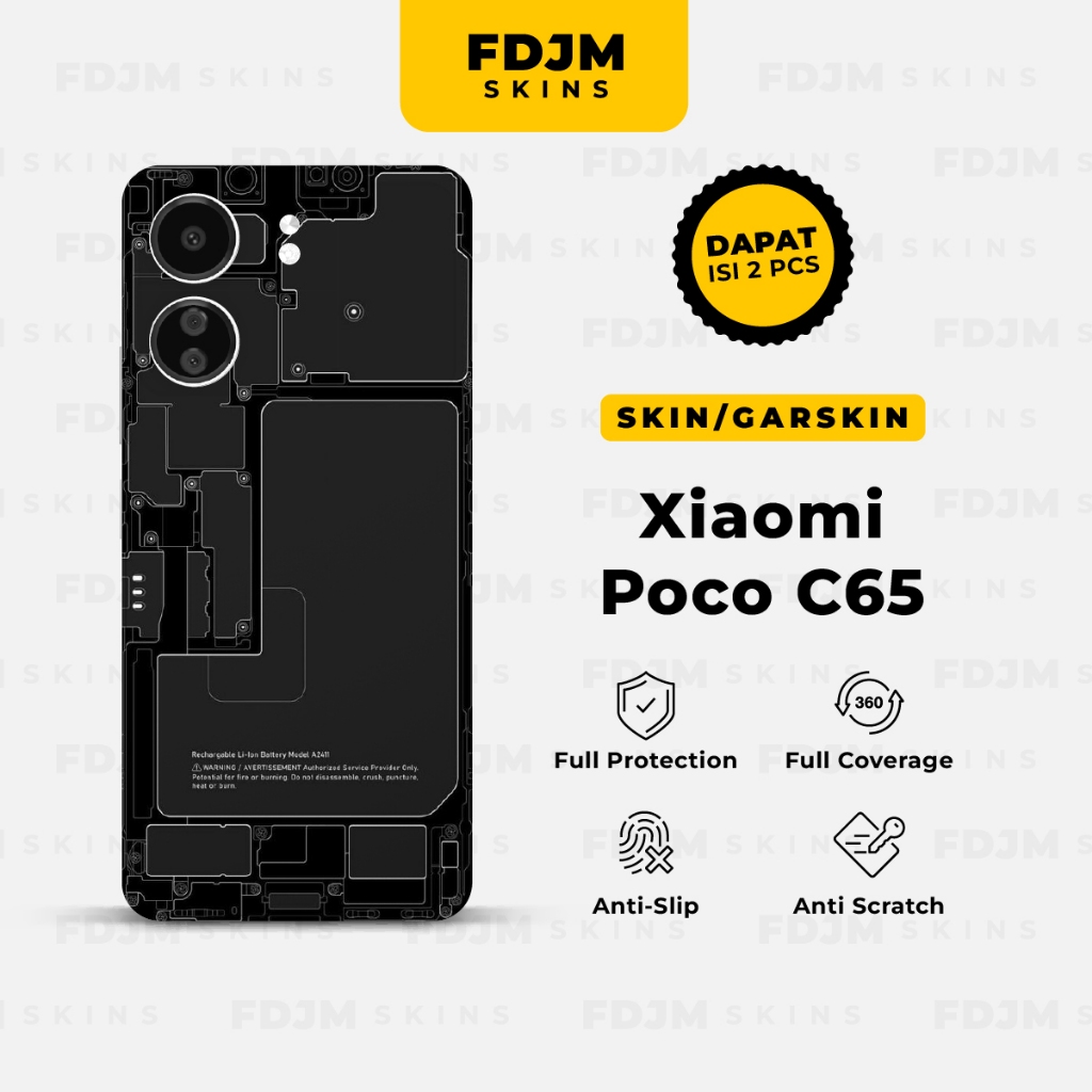 Jual Xiaomi Poco C65 Skin Protector/Garskin/Case *Isi 2* (Bebas Custom ...