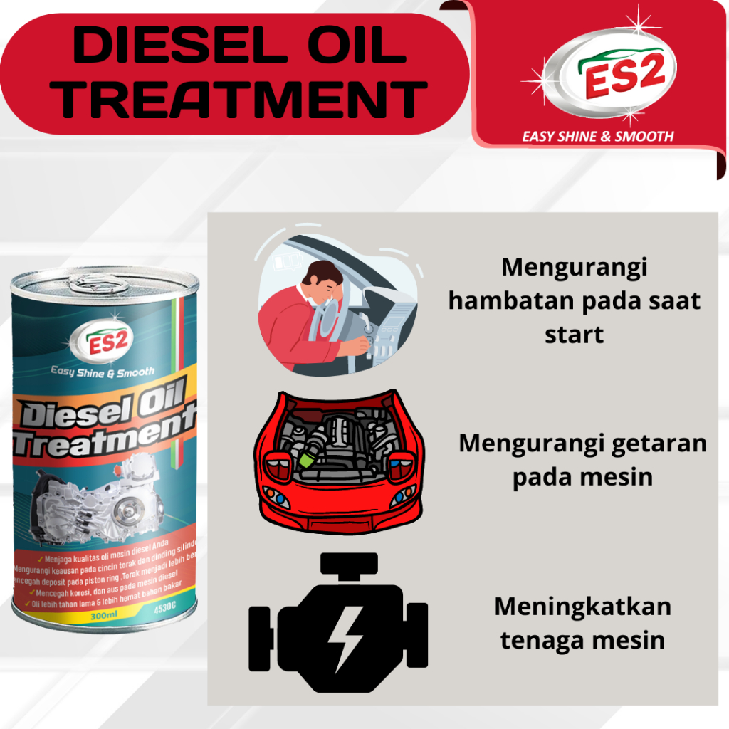Jual ES2 Campuran Oli Mesin Diesel Oil Treatment Aditif untuk Mobil ...