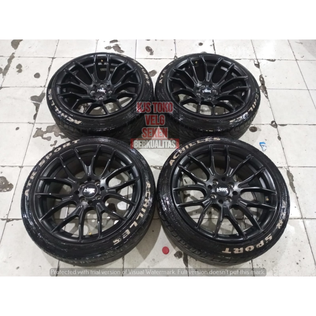 Jual MENJUAL VELG RACING SECOND MODEL HSR OSTER RING 17 LOBANG PCD 4X100/4114.3 OFFSET 42/38 ...