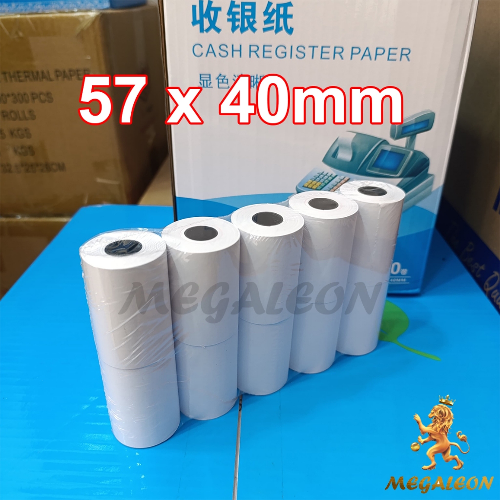 Jual SLOP Thermal Struk 57x40 Paper Roll Struk Kasir | Shopee Indonesia