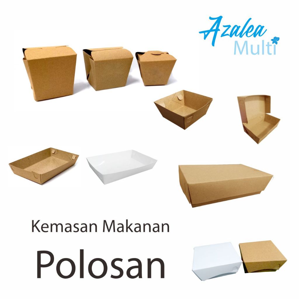 Jual Food Paper Pail / Rice Box / Food Paper / Kemasan Makanan / Tray ...