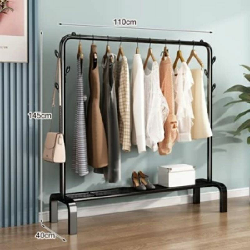 Jual big stand hanger single gantungan baju diameter 19mm | Shopee ...