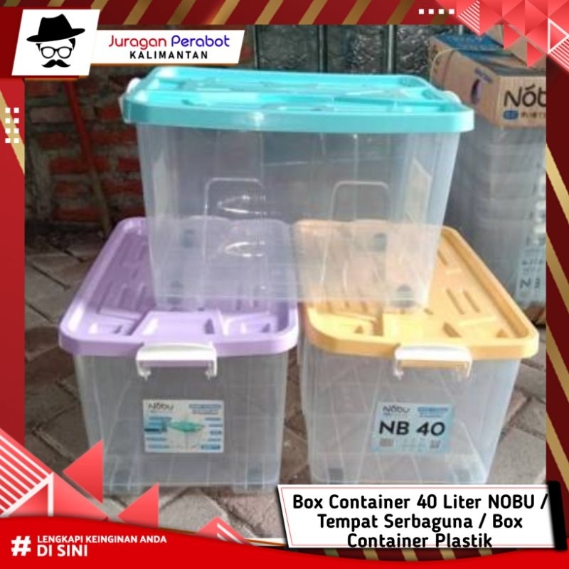 Jual Box Container 40 Liter NOBU / Box Ezy 45L / Tempat Serbaguna / Box ...
