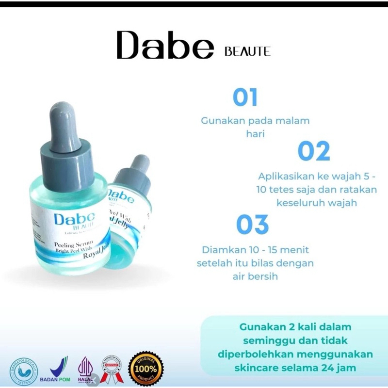 Jual Dabe Beaute peeling Serum Royal Jelly exp 2025 | Shopee Indonesia