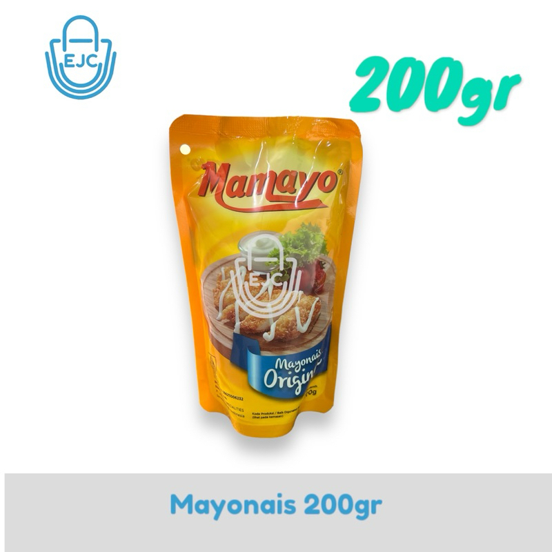 Jual Mamayo Mayonais Mayonnaise Mayo Original 200gr Pouch | Shopee ...