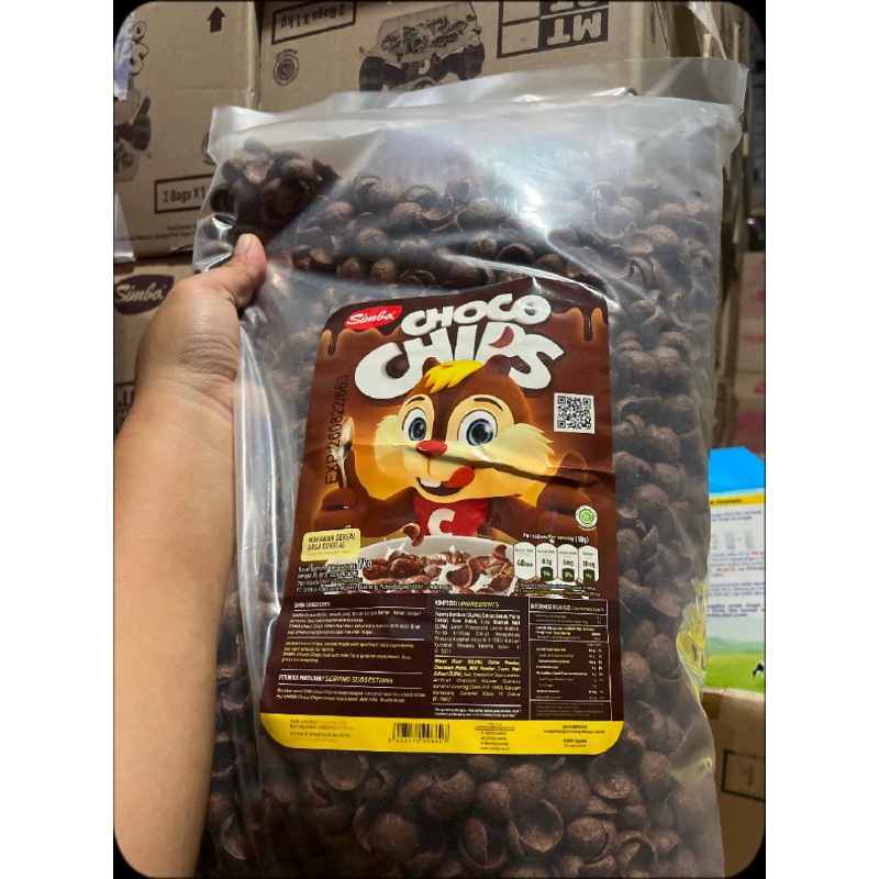 Jual Sereal simba choco chips koko krunch coco 1 kg kiloan isi kemasan ...